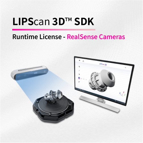 LIPScan 3D Scan Runtime License for Intel RealSense Camera